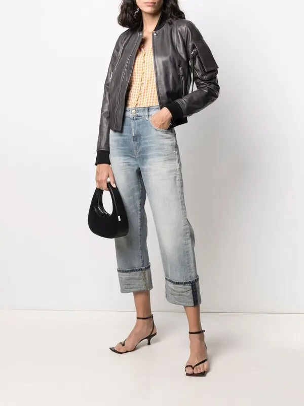 DIESEL® D-reggy Straight-leg Crop Jeans