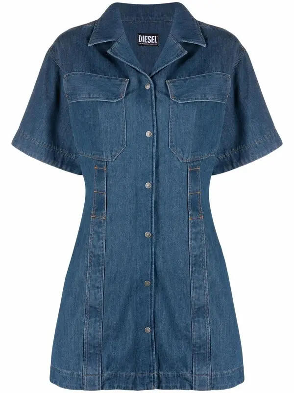 DIESEL® Denim Shirt Dress