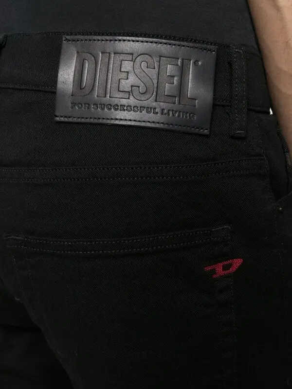 DIESEL® High-waisted Tapered Jeans