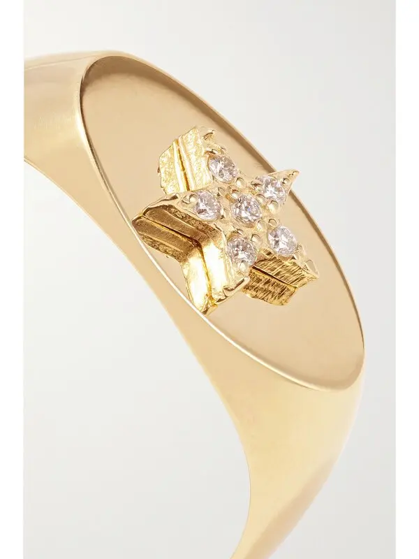 FOUNDRAE Star Baby 18-karat Diamond Ring