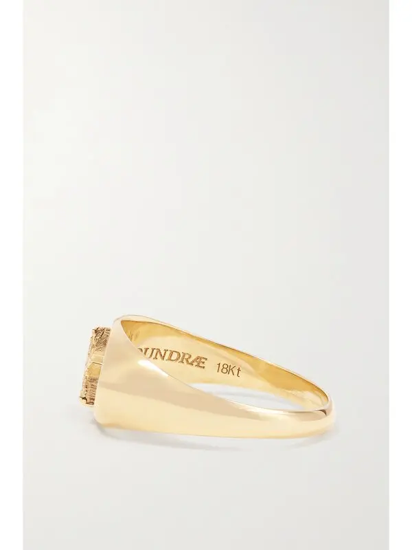 FOUNDRAE Star Baby 18-karat Diamond Ring