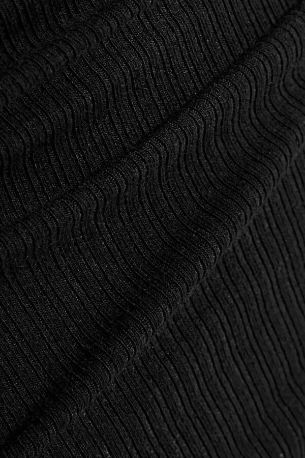 JAMES PERSE Daily Ribbed Stretch-cotton Tank - Black