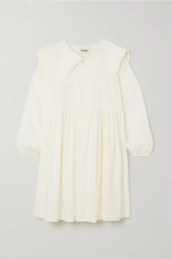 MOLLY GODDARD Atlanta Ruffled Cotton-poplin Mini Dress