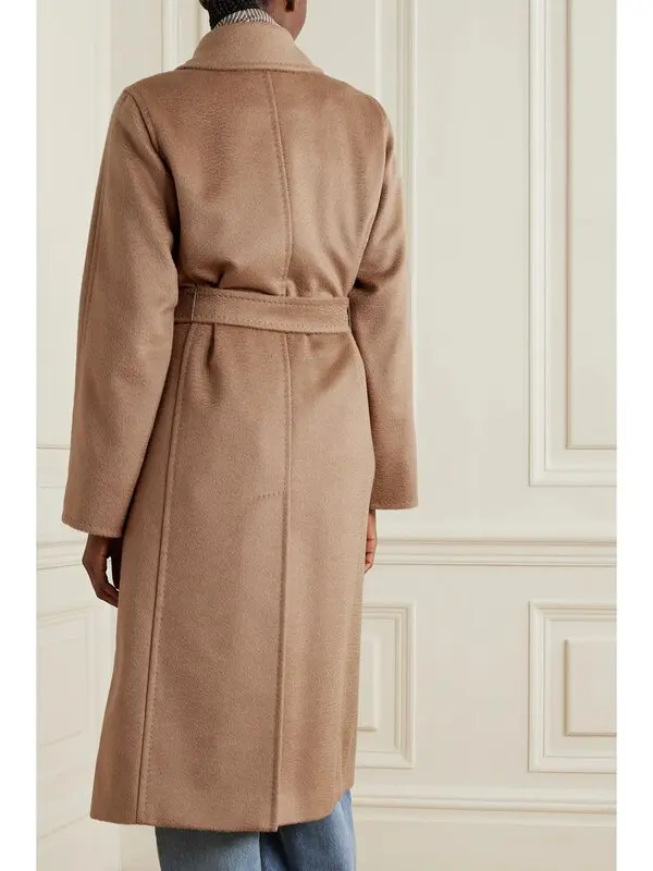 Max Mara Madame 101801 Icon Double-breasted Coat - Brown