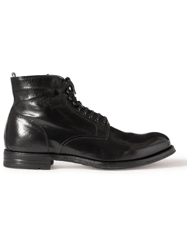 Officine Creative Balance Polished-leather Boots