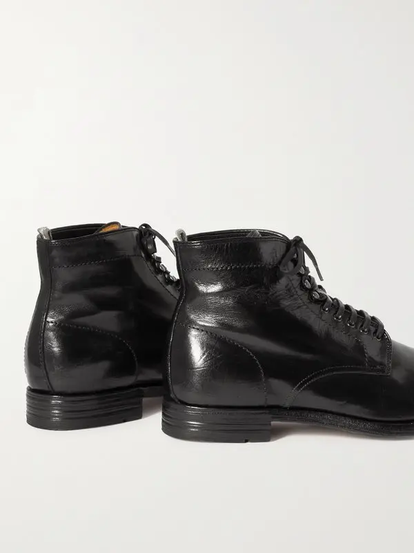 Officine Creative Balance Polished-leather Boots