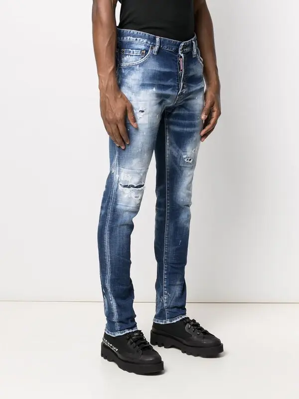 Dsquared2 Destroyed Five-pocket Skinny Jeans