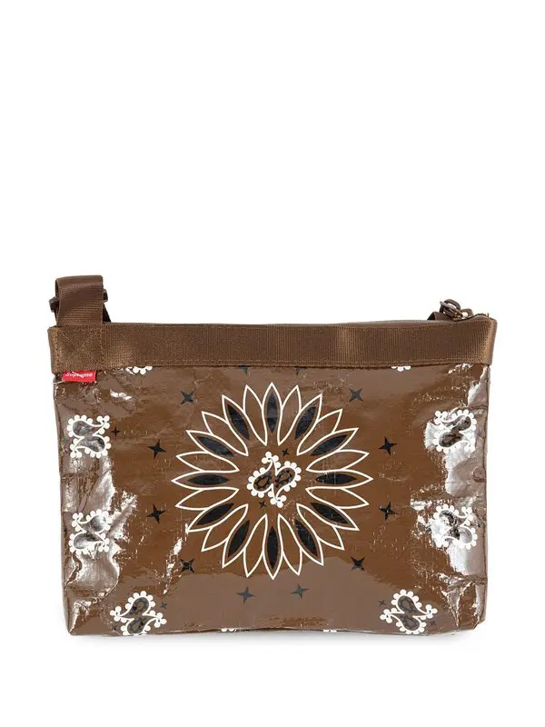 Supreme Bandana Tarp Side Bag Ss 21 - Brown | Editorialist
