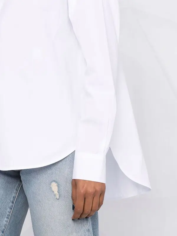 TOTEME High-low Hem Organic Cotton Shirt