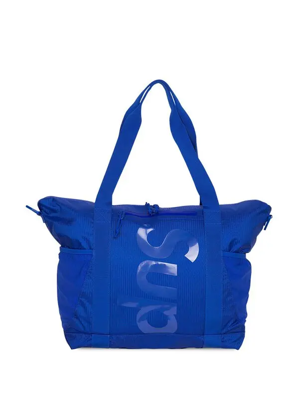 Supreme Zip Logo-Print Tote Bag - Blue | Editorialist