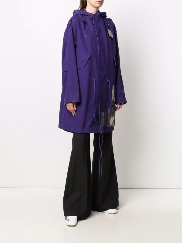 Raf Simons Patch-detail Parka Coat