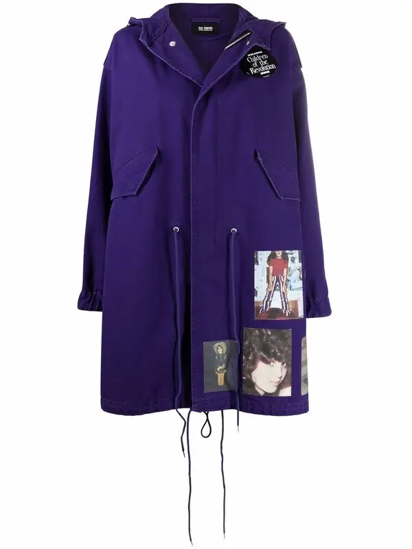 Raf Simons Patch-detail Parka Coat