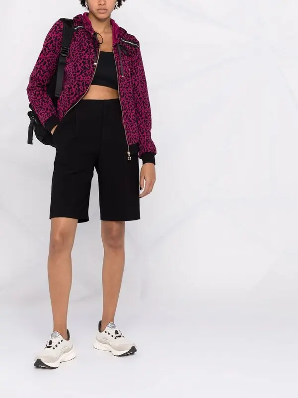 Liu Jo Leopard-print Zipped Hoodie
