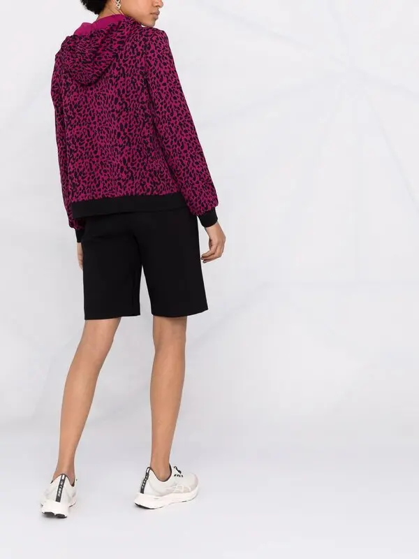 Liu Jo Leopard-print Zipped Hoodie