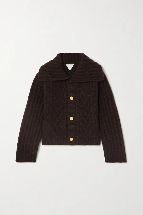Bottega Veneta Cable-knit Wool Jacket