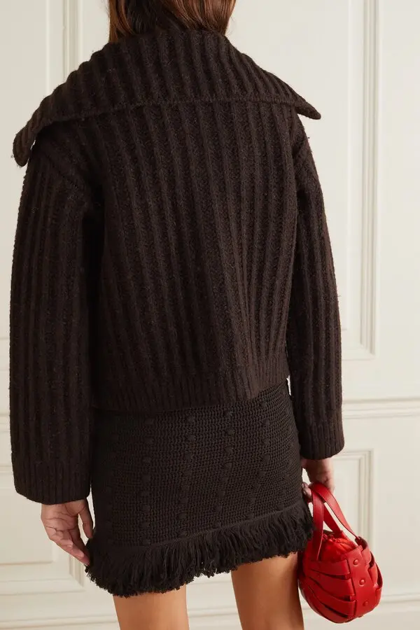 Bottega Veneta Cable-knit Wool Jacket