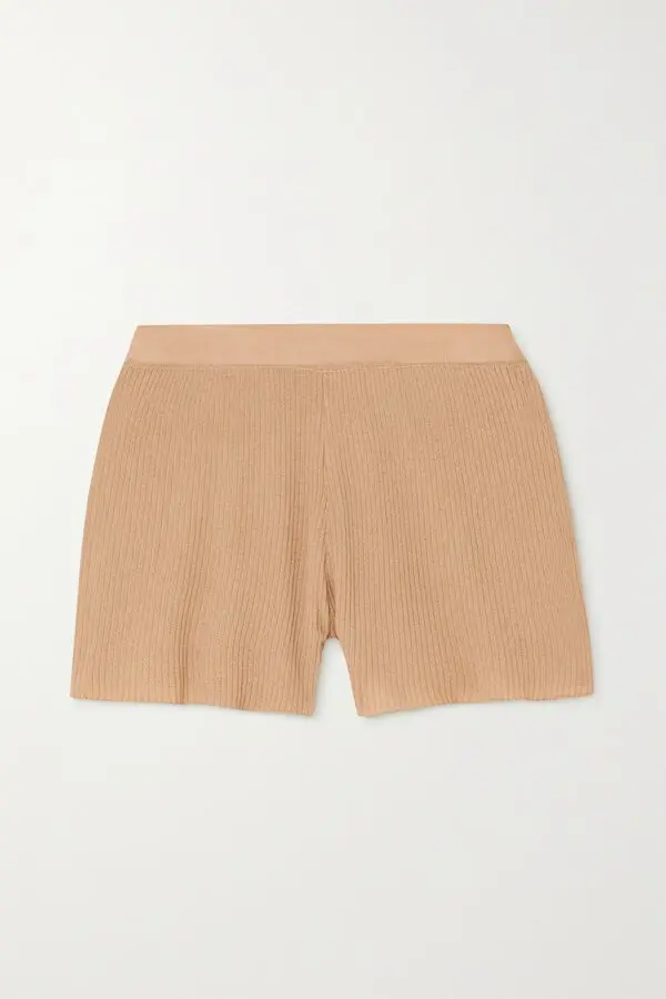Sablyn Gia Ribbed Cashmere Shorts