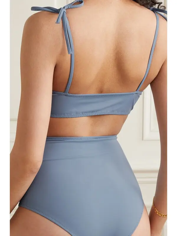 Evarae Net Sustain Grace Ruched Bikini Top