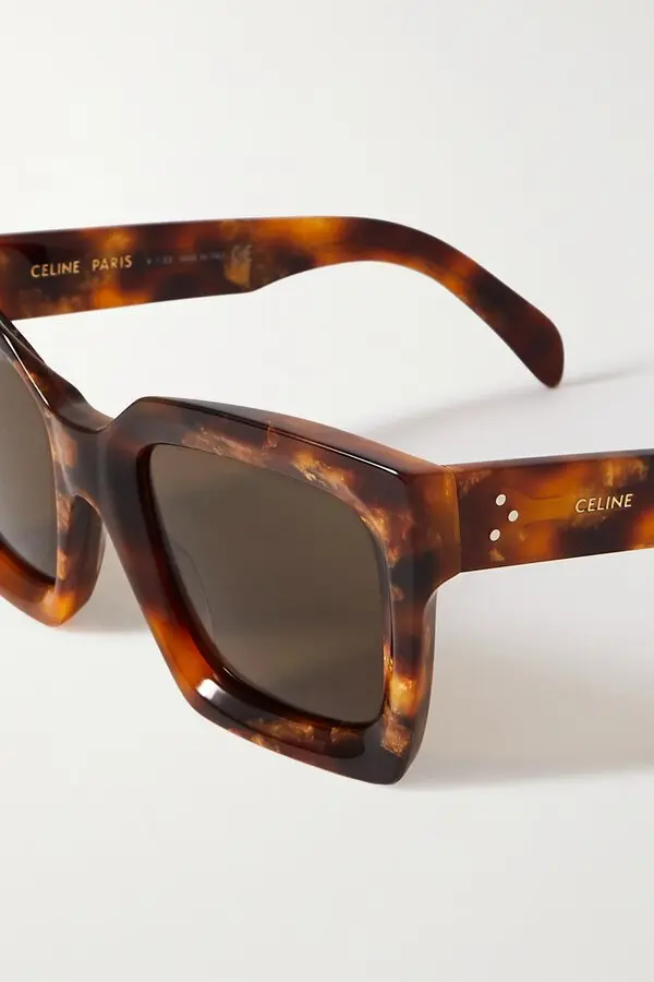 Celine Square-frame Sunglasses - Tortoiseshell