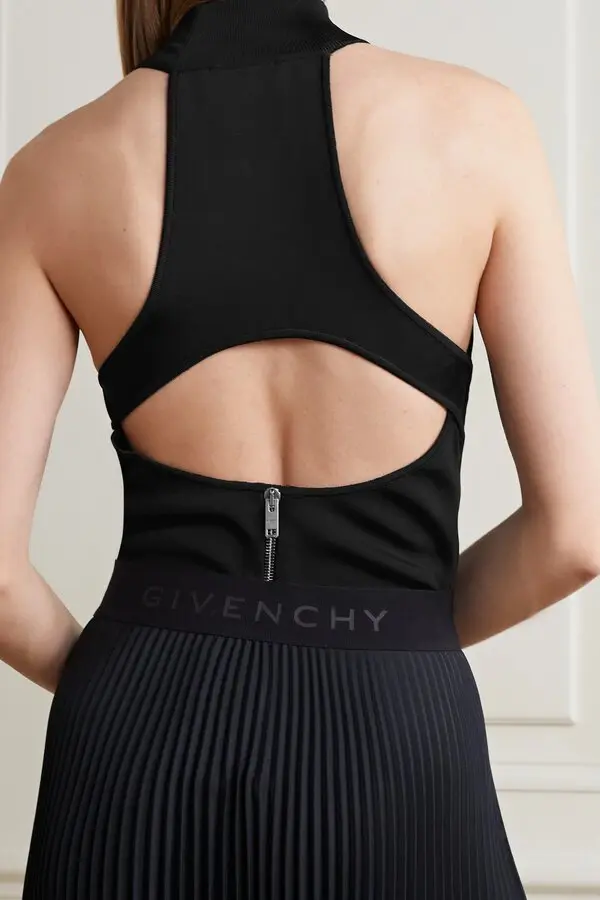 Givenchy Cutout Knitted Turtleneck Top