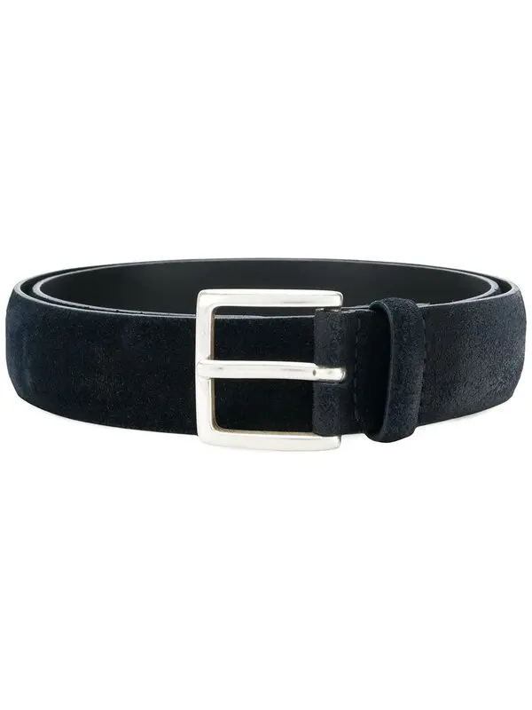 ORTIGNI Classic Suede Belt - Blue