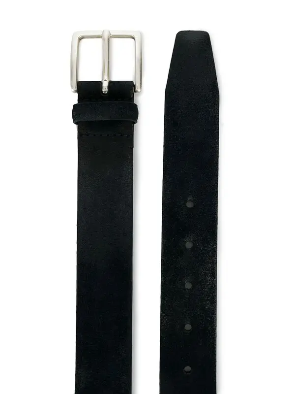 ORTIGNI Classic Suede Belt - Blue