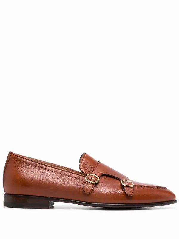 SCAROSSO Buckled Monk Shoes