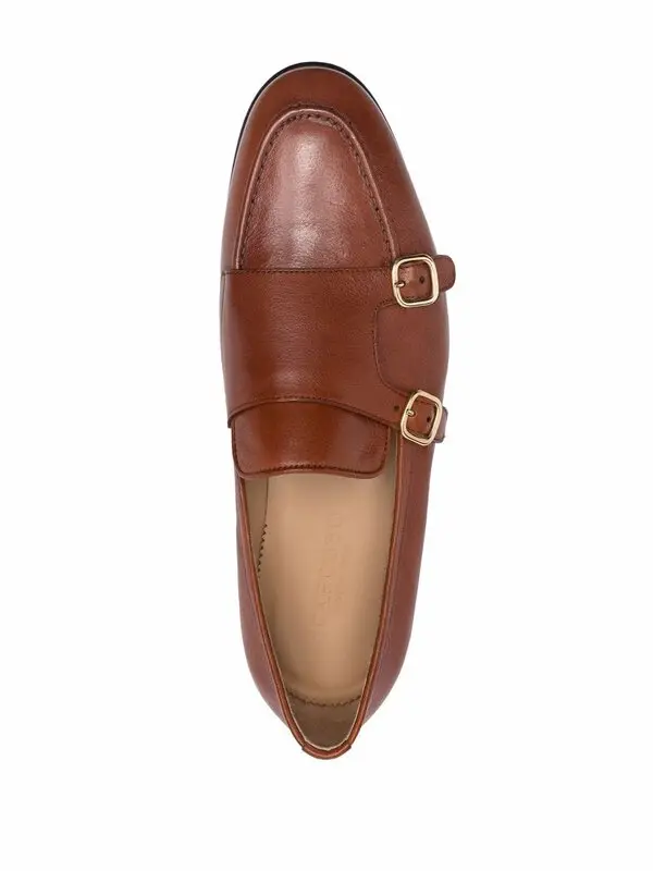 SCAROSSO Buckled Monk Shoes
