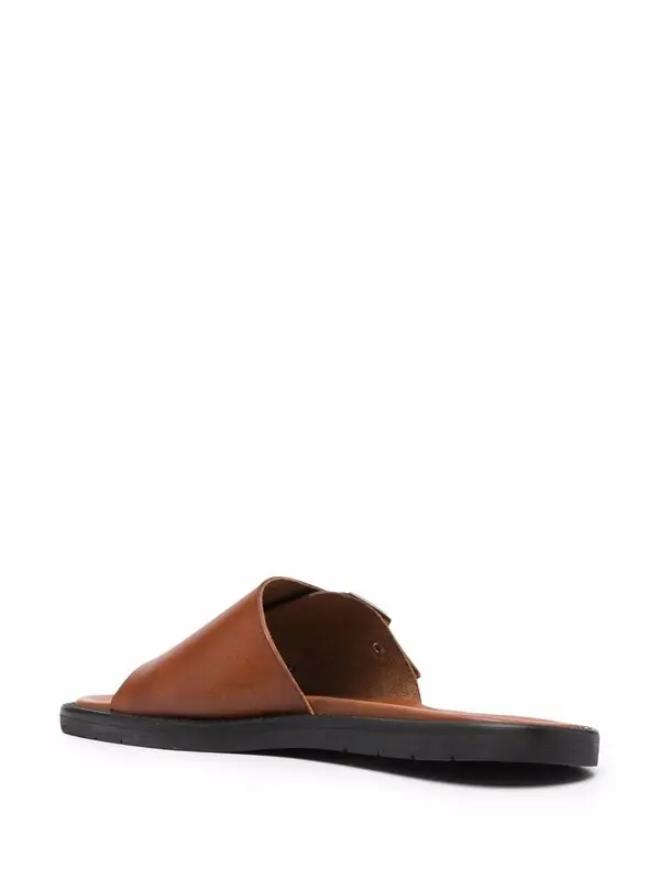 SCAROSSO Constantino Buckled Sandals - Brown