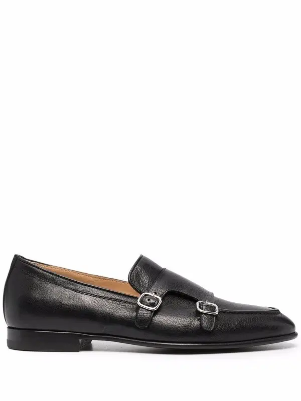 SCAROSSO Ernesto Monk Shoes - Black