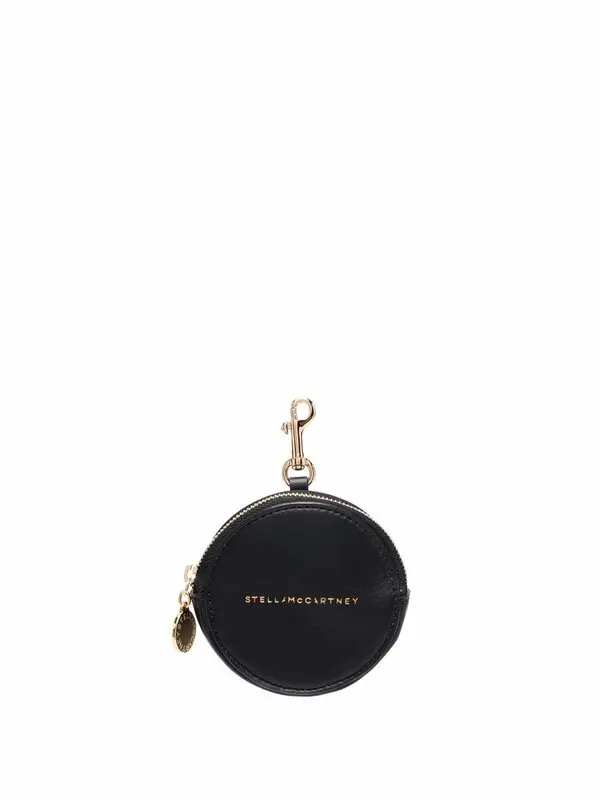 Stella McCartney Logo Print Circular Coin Purse
