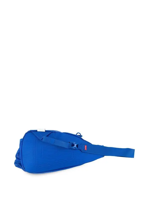 Supreme Logo-Print Sling Bag - Blue | Editorialist