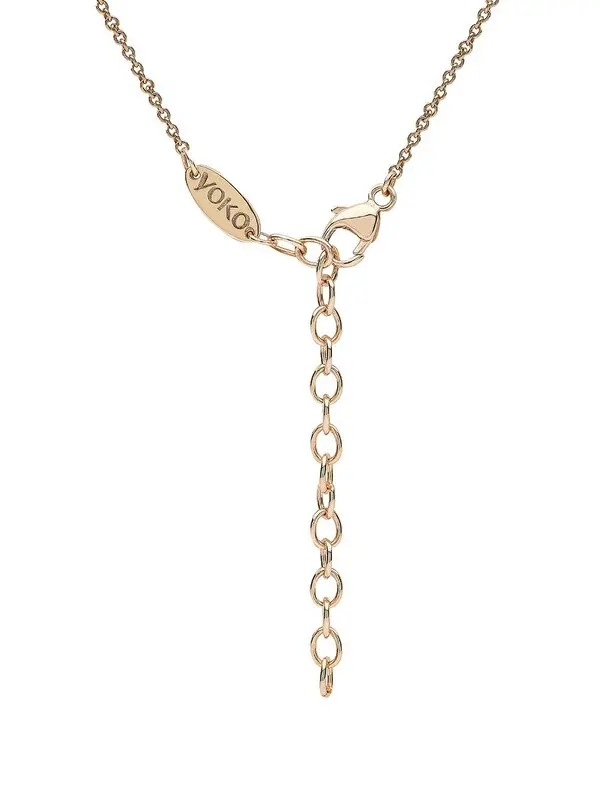 Yoko London 18kt Yellow Akoya Pearl And Diamond Necklace