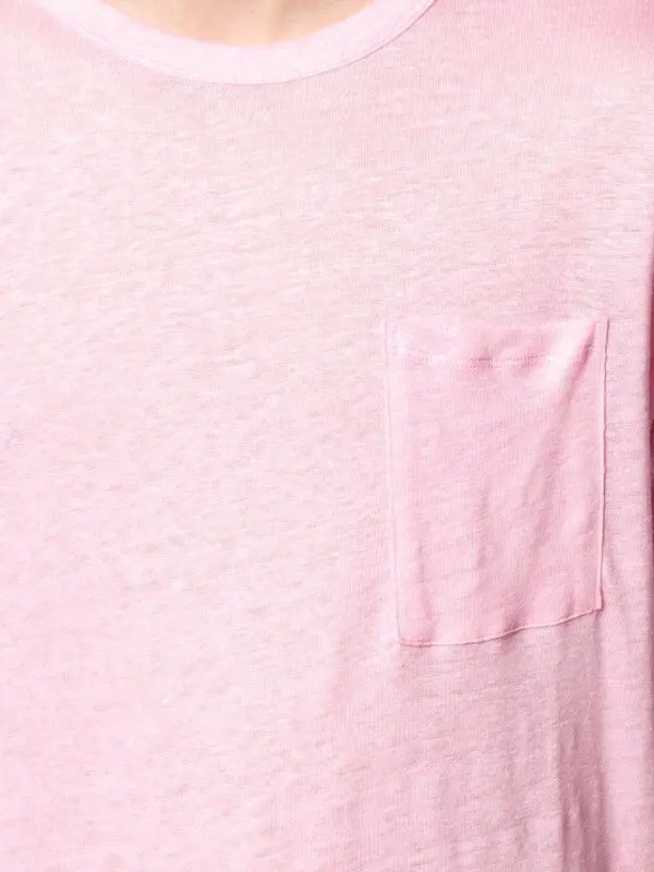 MC2 SAINT BARTH Patch-pocket T-shirt - Pink
