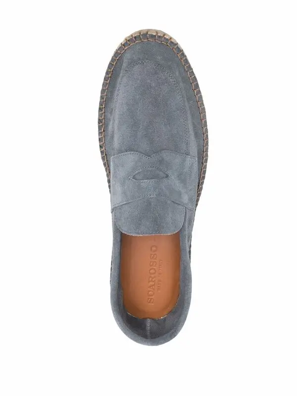 SCAROSSO Diego Jute Espadrilles - Grey
