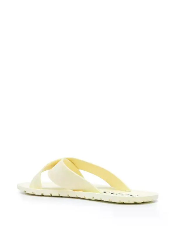Senso Franky Crossover-strap Slides - Yellow