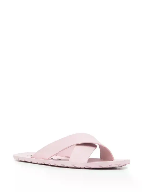 Senso Franky Crossover-strap Slides - Purple