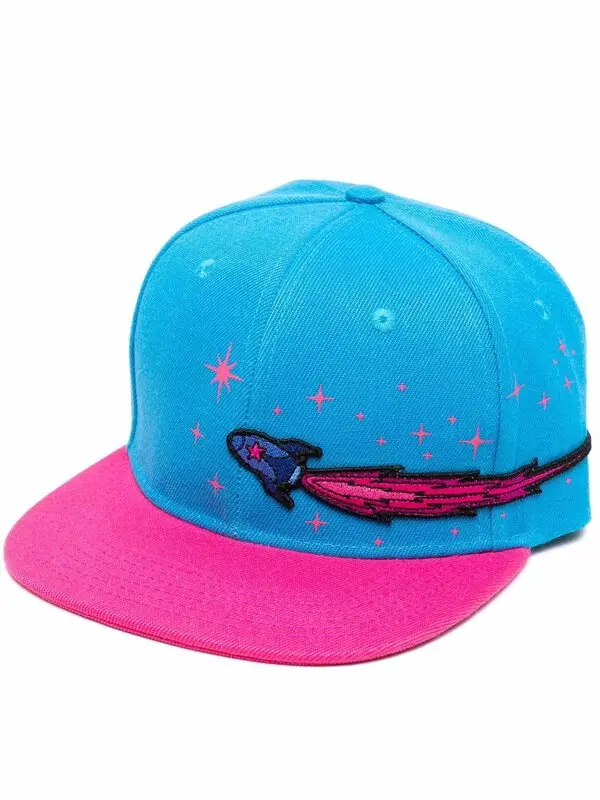 ENTERPRISE JAPAN Rocket Embroidered Cap - Blue