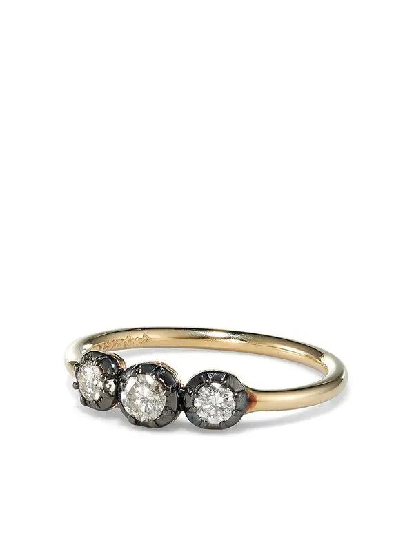 Jacquie Aiche 14k Yellow Diamond Ring - Gold