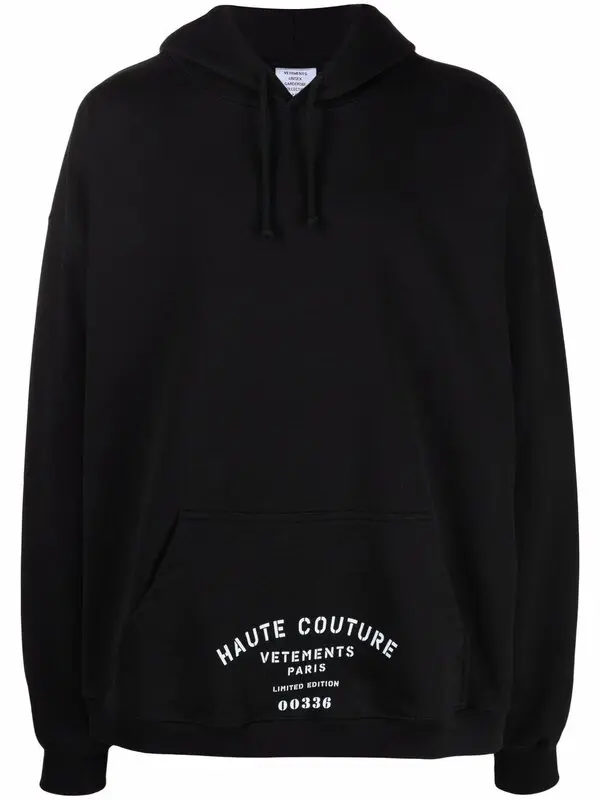 Vetements Logo-print Oversized Hoodie