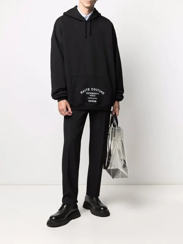 Vetements Logo-print Oversized Hoodie