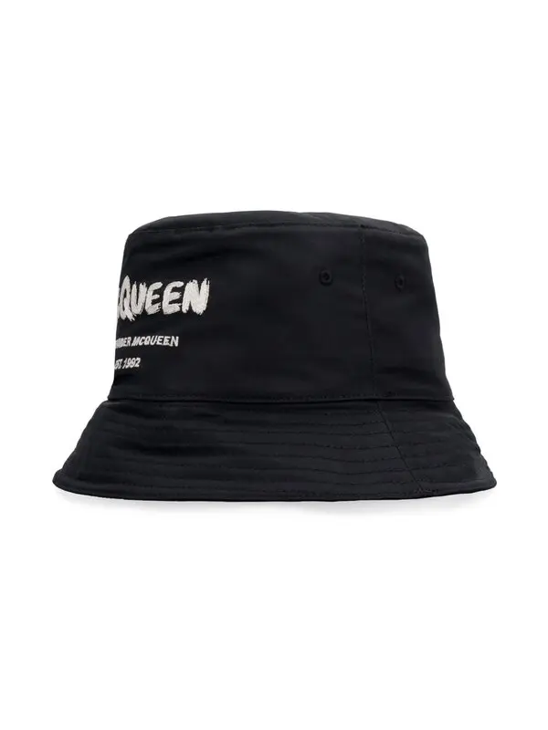 Alexander McQueen Bucket Hat - Black