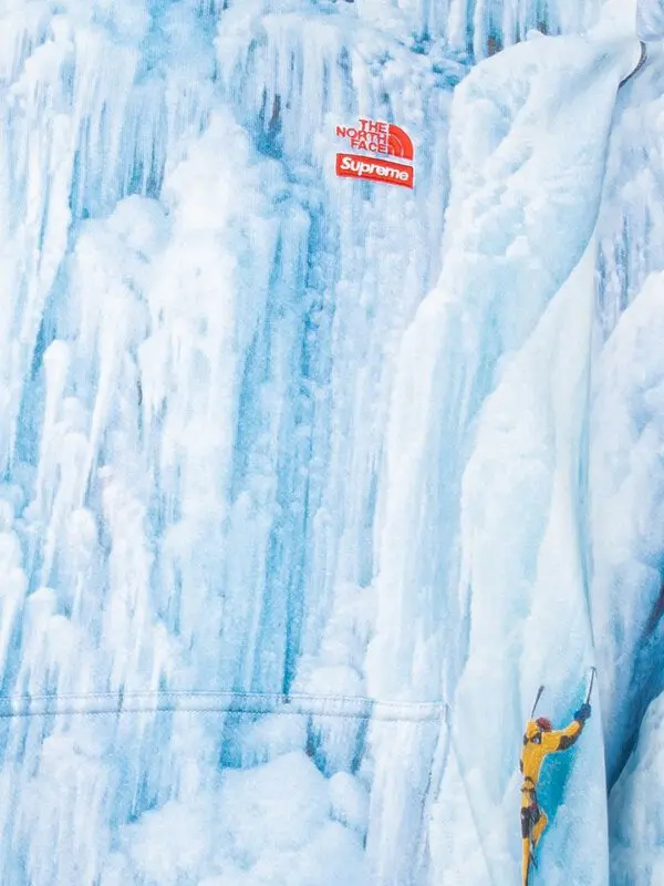 Supreme X The North Face Ice Clib Hoodie - Blue | Editorialist