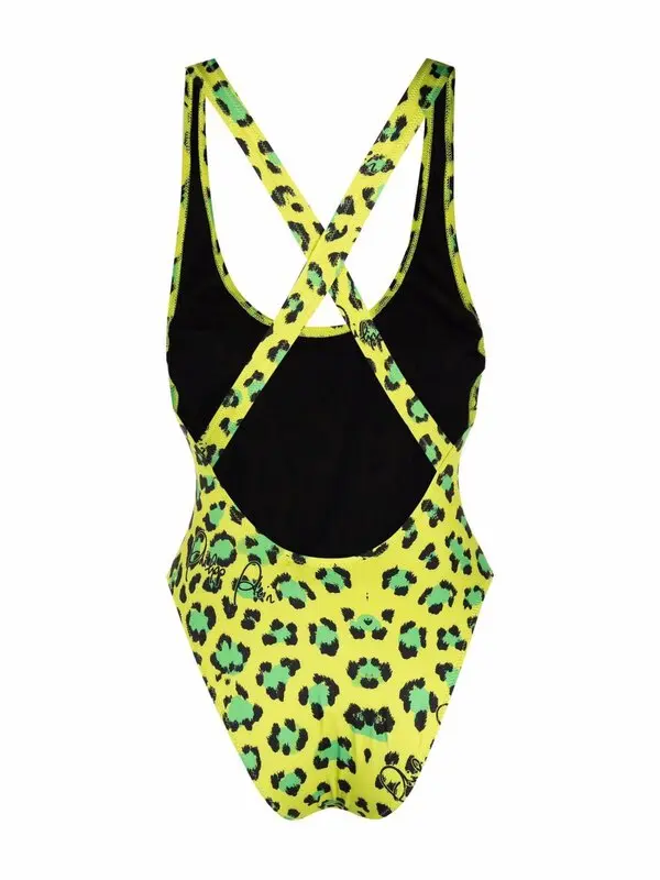 Philipp Plein Animal Print One-piece Swimsuit