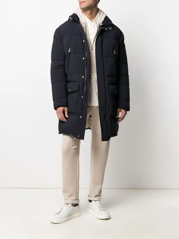 Brunello Cucinelli Cahmere Drawtring Zip-up Hoodie