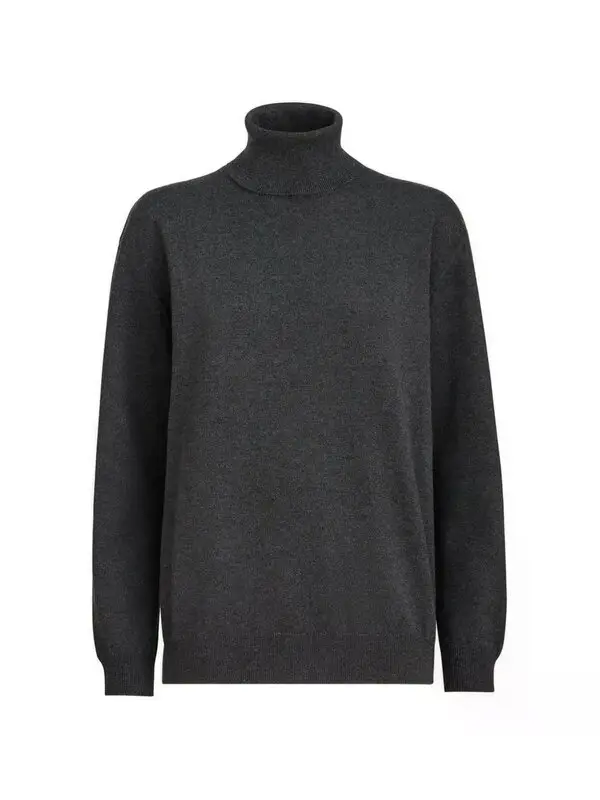 Brunello Cucinelli Roll-neck Cashmere Sweater - Grey