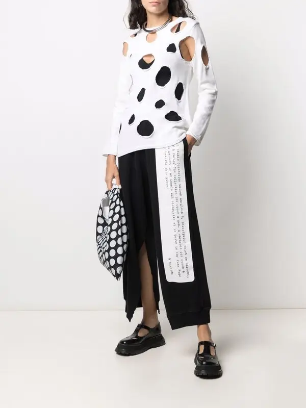 BLACK COMME DES GARÇONS Cut-out Jumper