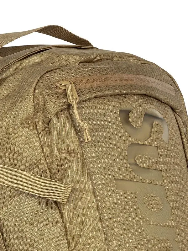 Supreme Logo Print Backpack - Neutrals