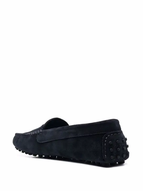SCAROSSO Ashley Suede Loafers - Blue