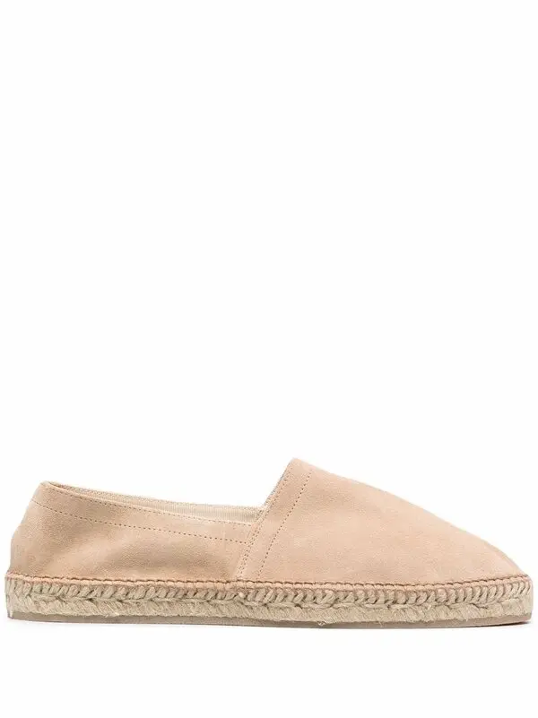 SCAROSSO Pablo Suede Espadrilles - Neutrals
